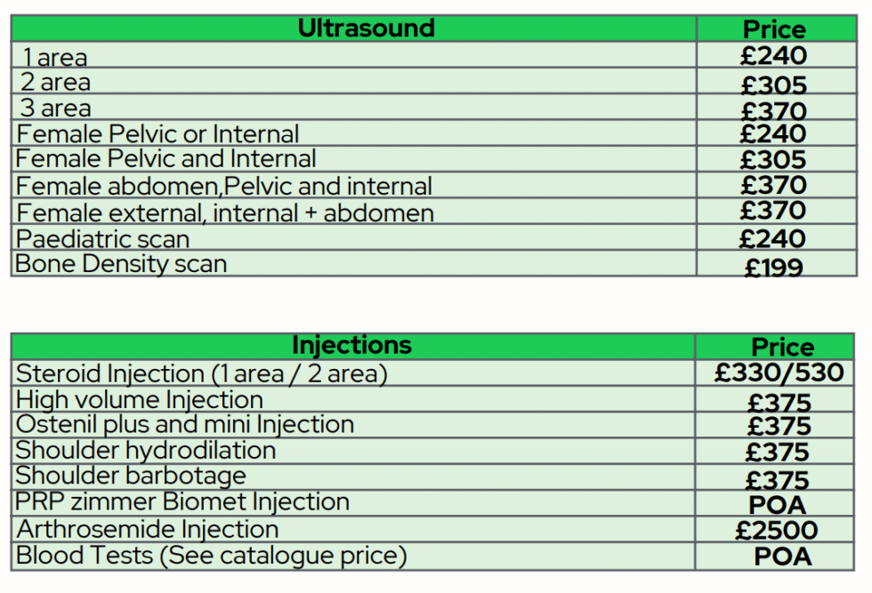 Private Ultrasound Clinic - Cardiff South Wales